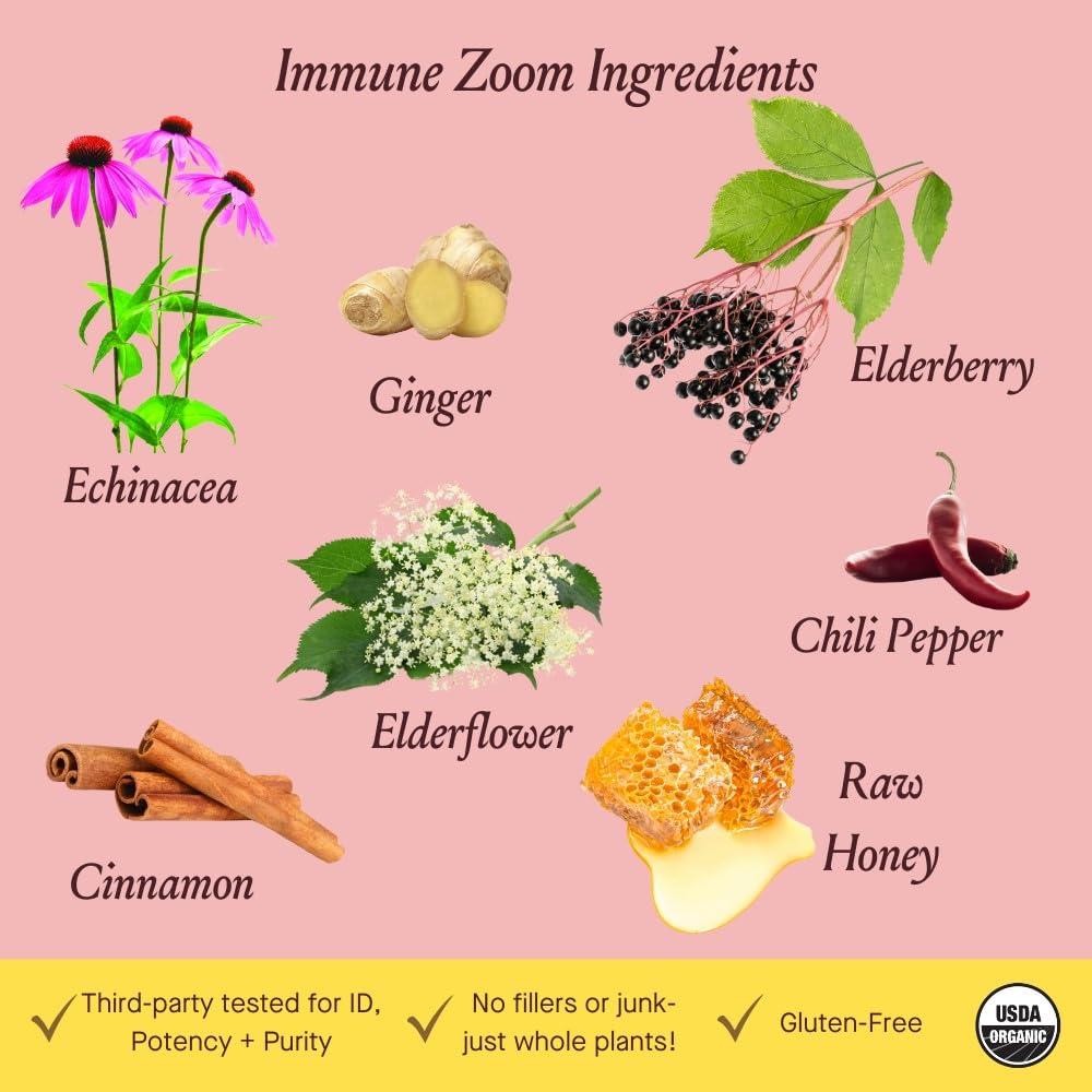 raw honey infused echinacea