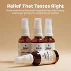 raw honey propolis throat spray