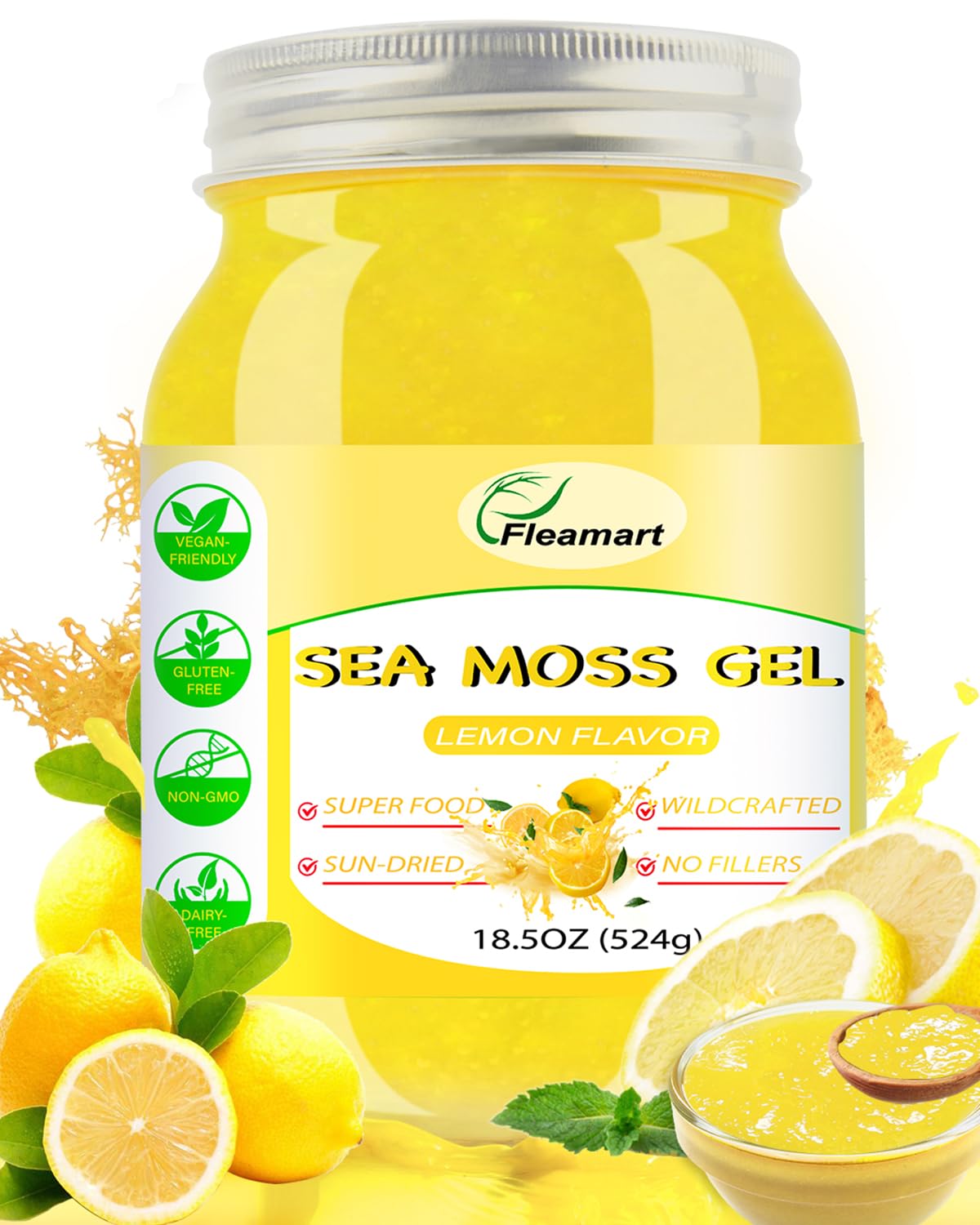 raw Irish sea moss gel