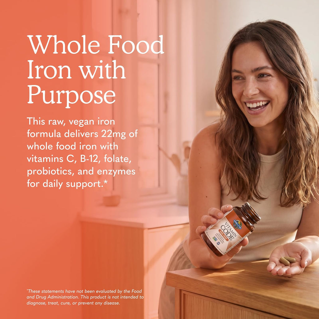 raw iron capsules for energy support