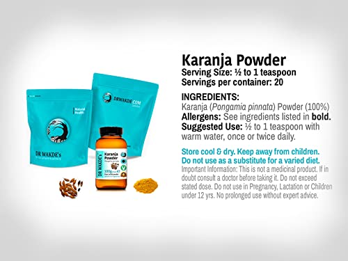 Raw Karanja powder for nutrition