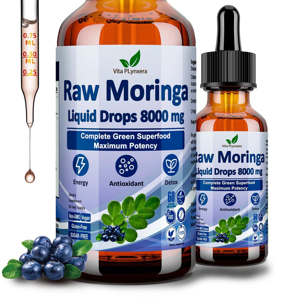raw moringa liquid drops benefits