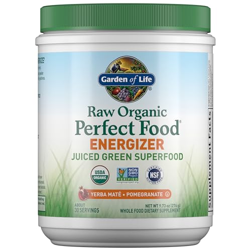 raw organic greens powders energizer