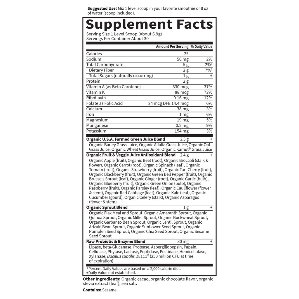 Raw organic vitamins for daily use