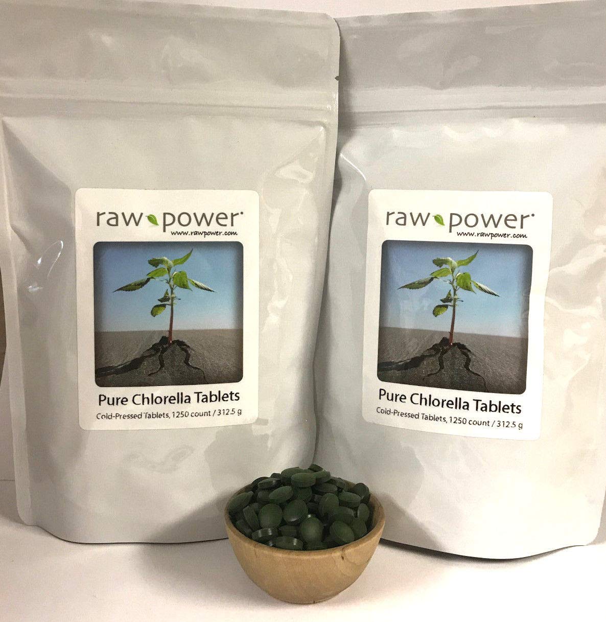 Raw Power chlorella tablets for detox