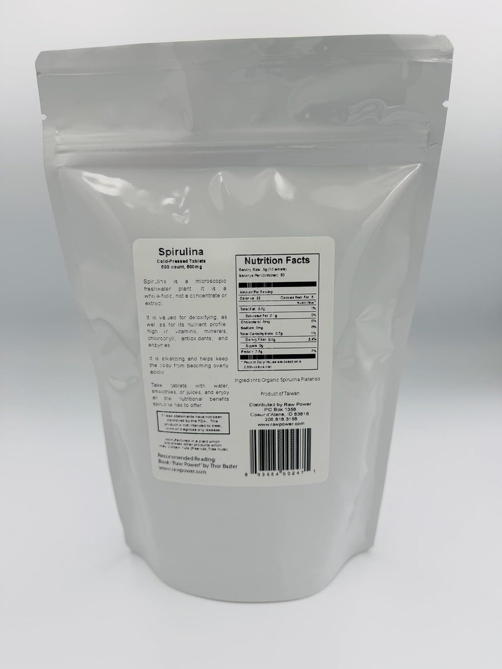 Raw Power Spirulina for energy boost