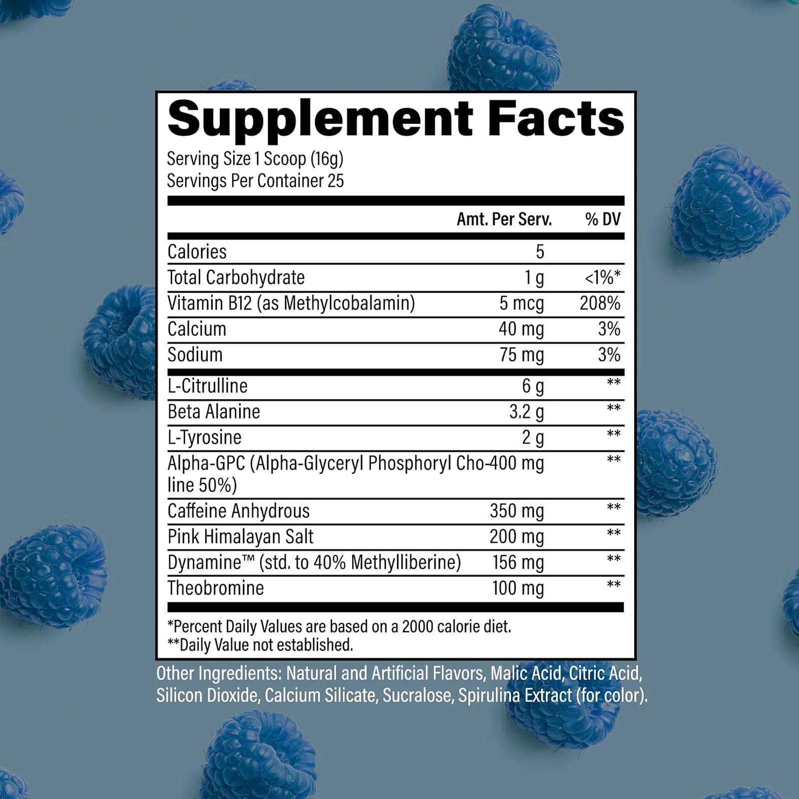 RAW pre-workout for endurance support