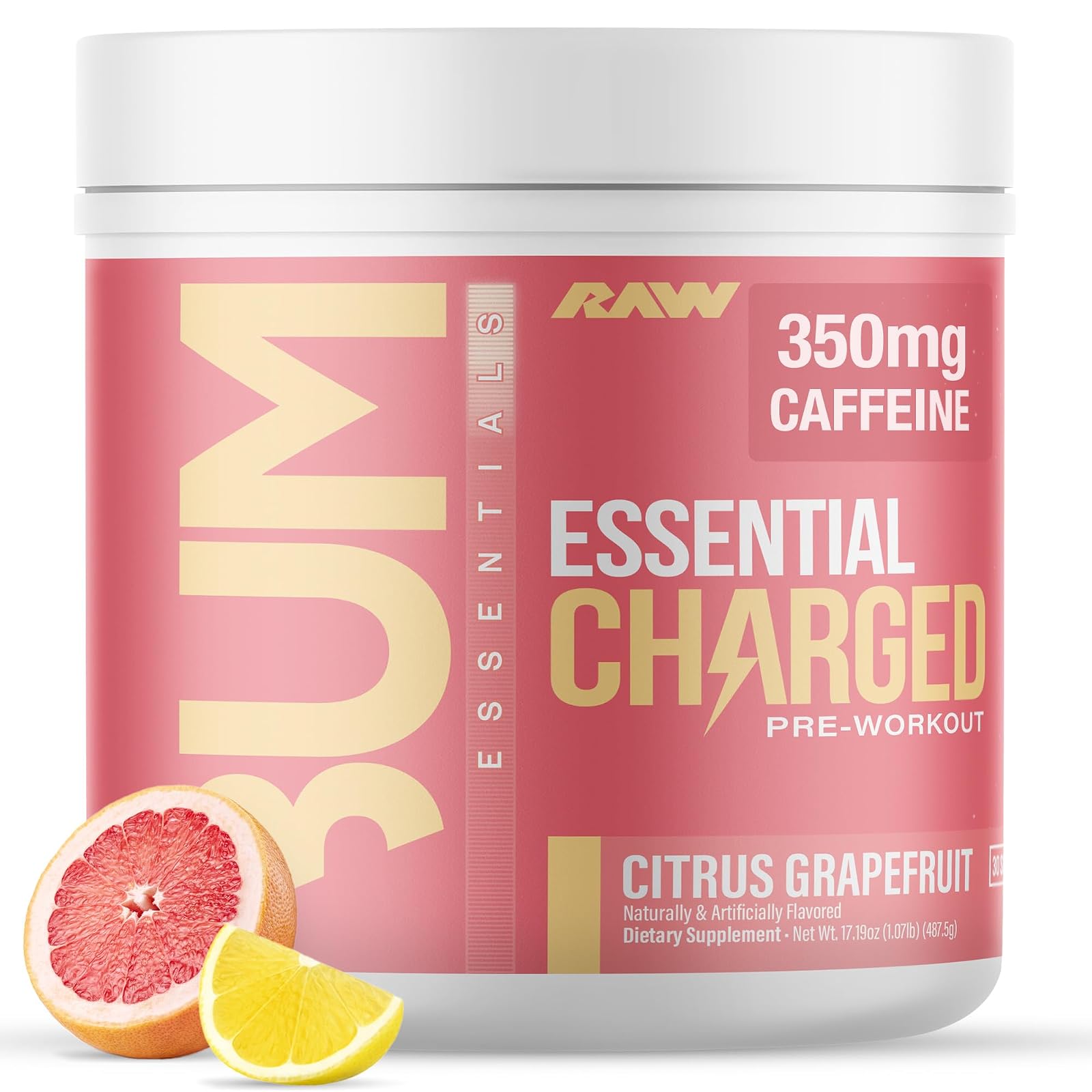 RAW pre-workout powder for energy