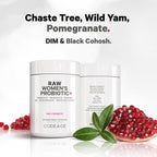 Raw probiotics for balanced women's wellness