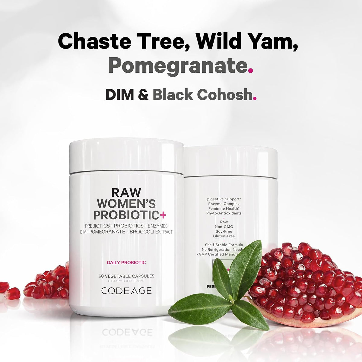 Raw probiotics for balanced women's wellness