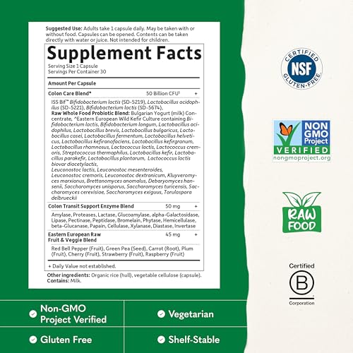 raw probiotics for gut health