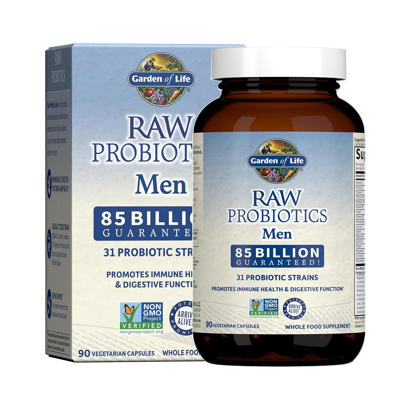 raw probiotics for men capsules