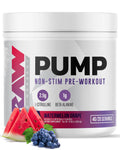 RAW Pump Stim Free Pre Workout benefits