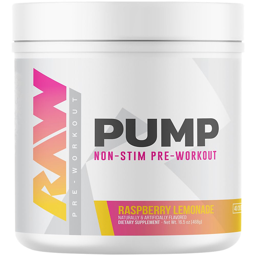 RAW Pump Stim Free Pre Workout powder