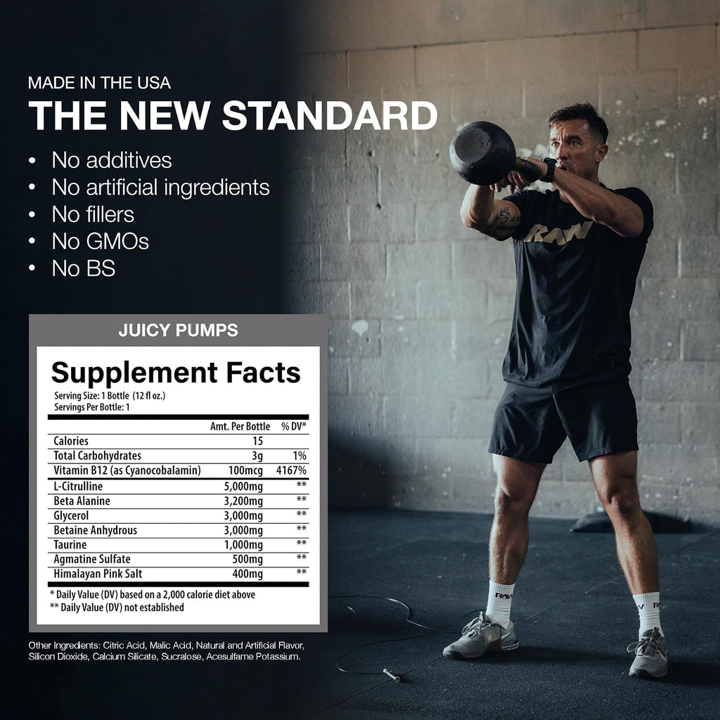 RAW Ready to Drink for workout motivation
