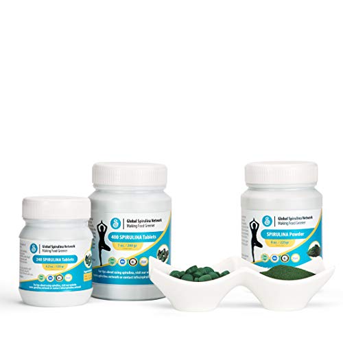 Raw spirulina for optimal health