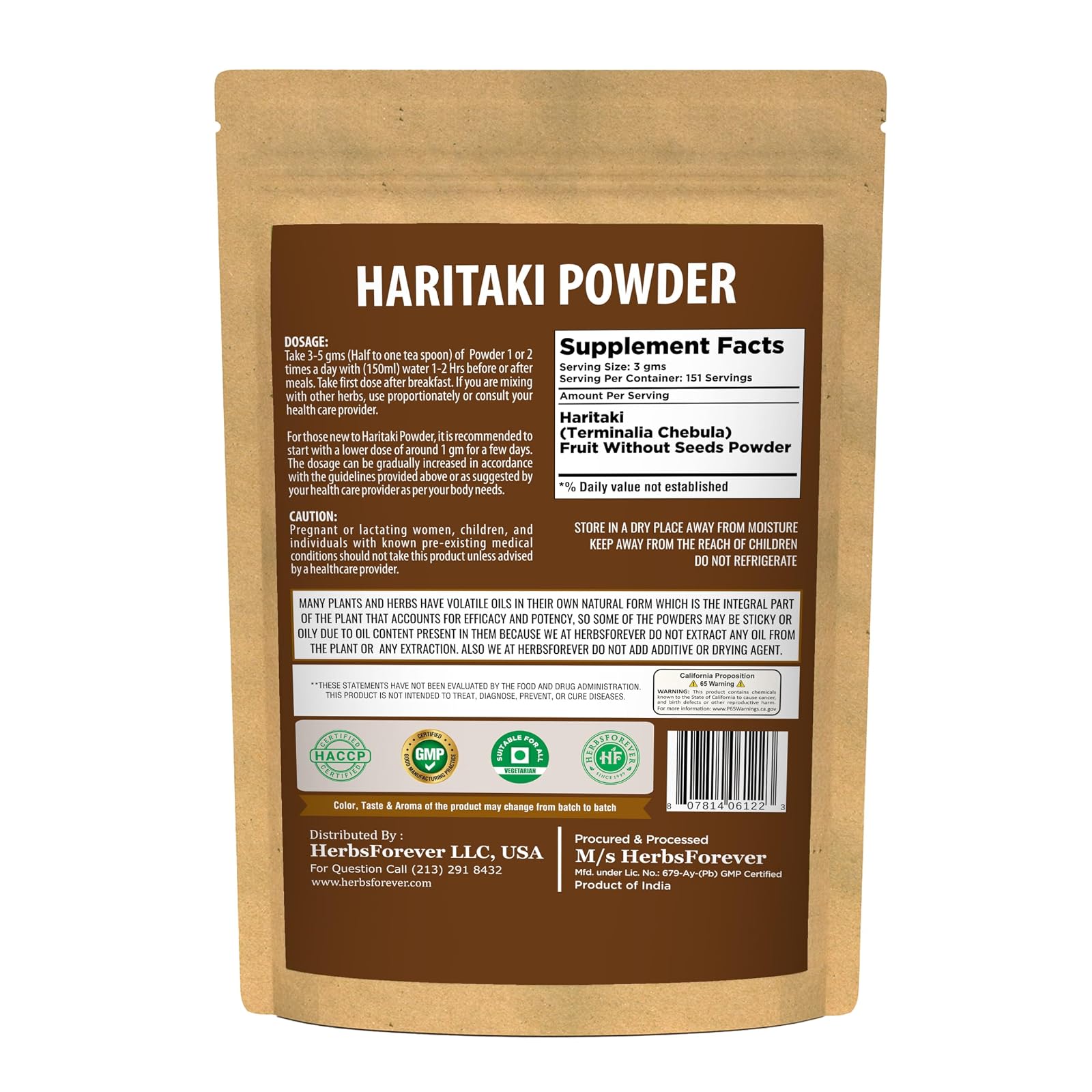 Raw superfood Haritaki health benefits