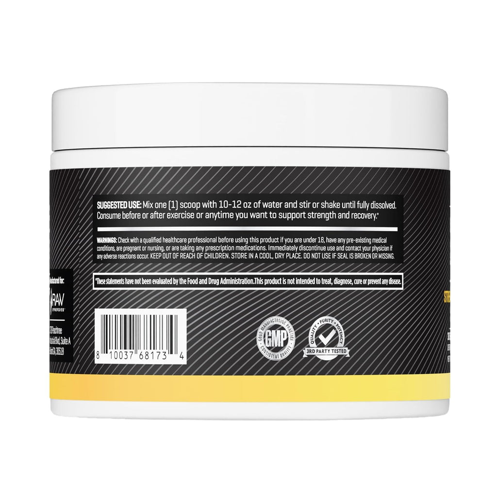 RAW Synergies creatine for recovery