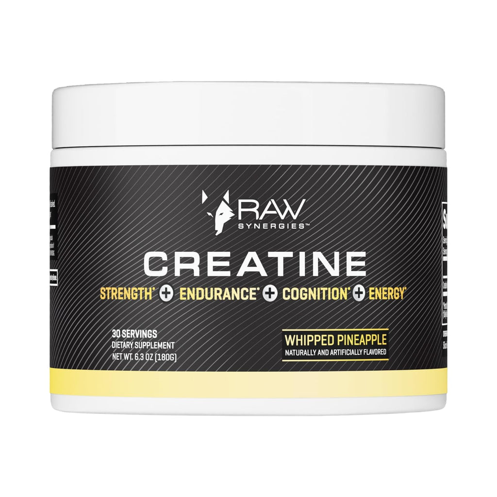 RAW Synergies creatine powder benefits