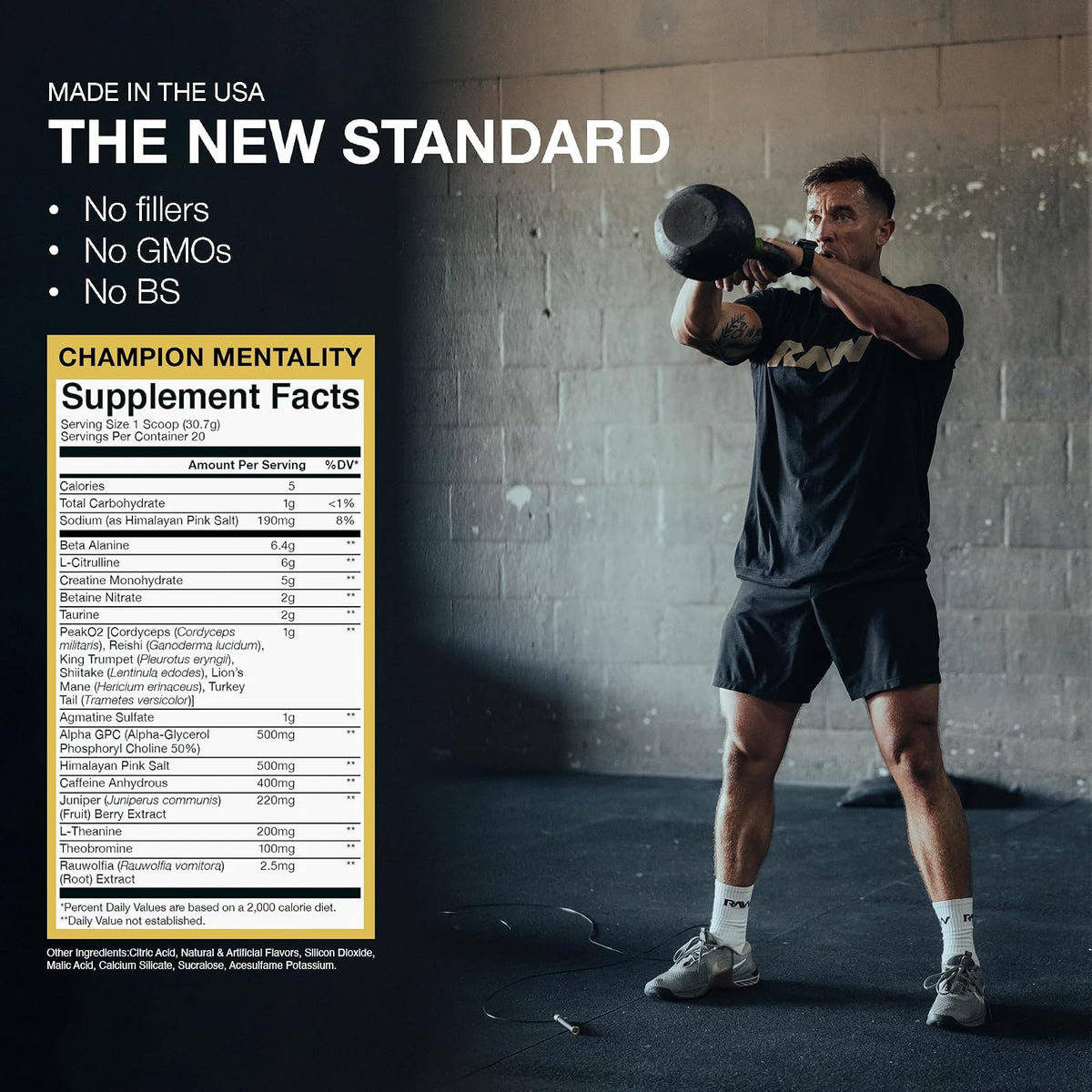 RAW Thuper Thavage pre workout for intense workouts