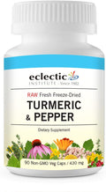 raw turmeric and black pepper supplement