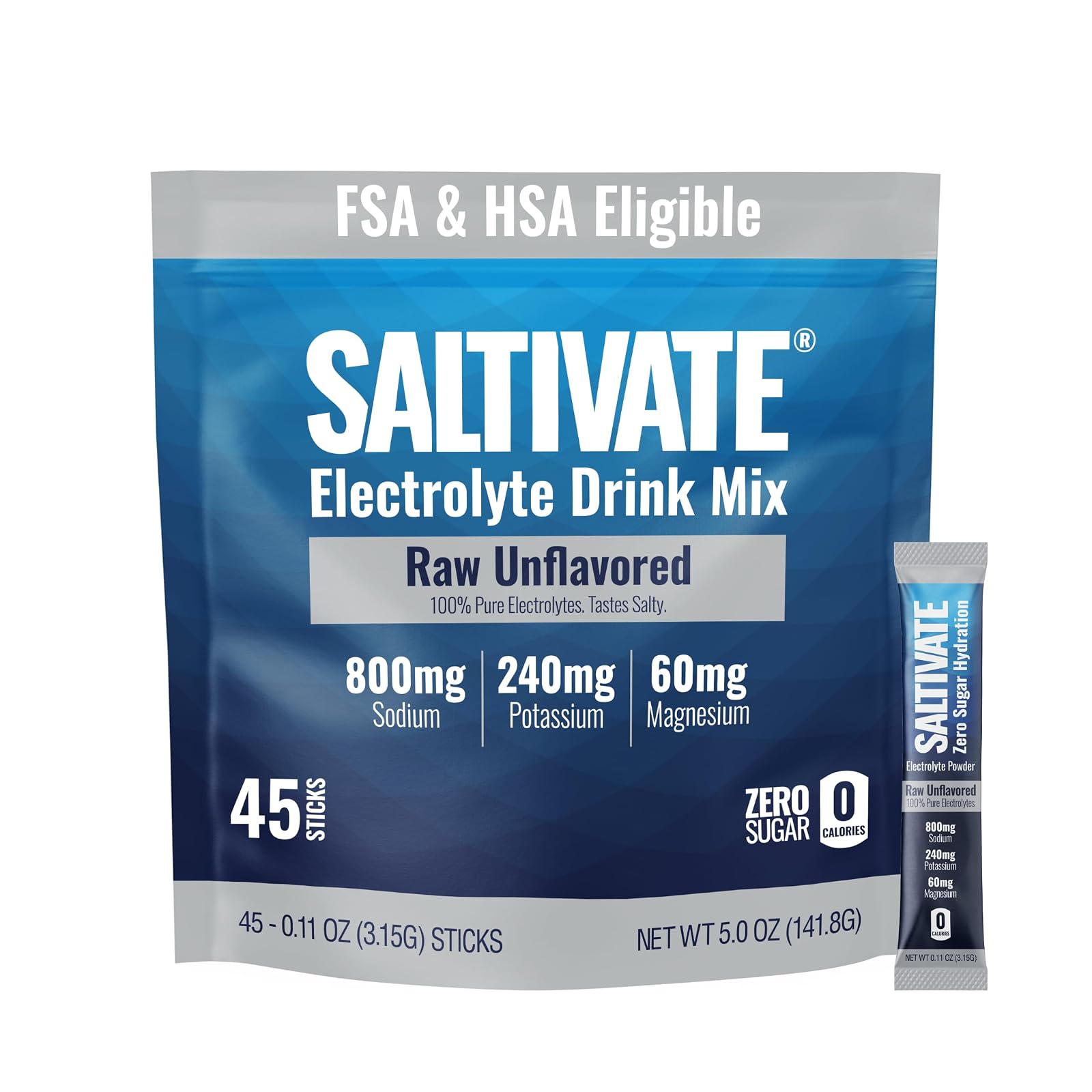 raw unflavored electrolyte packets
