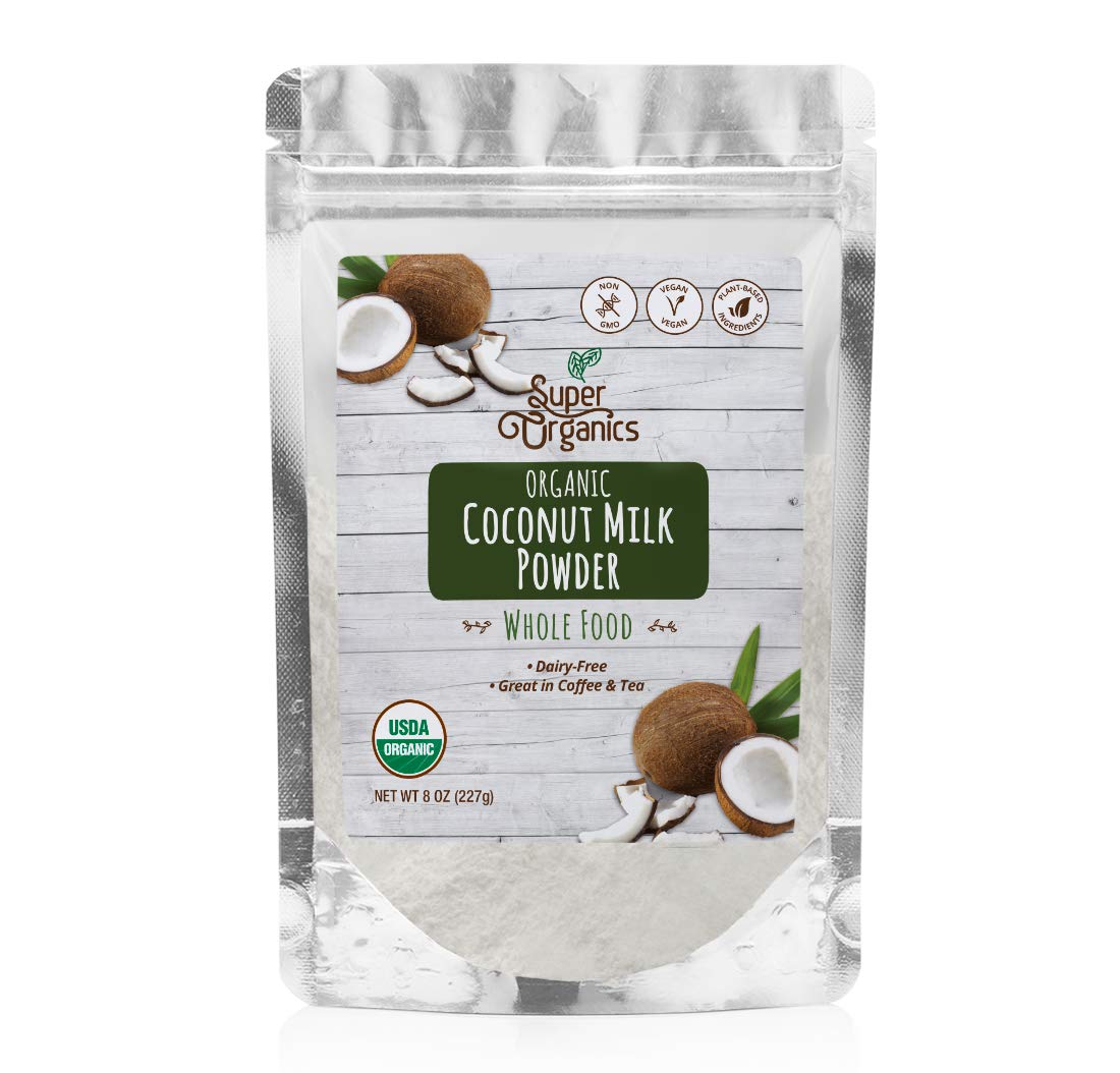 raw vegan moringa coconut milk powder