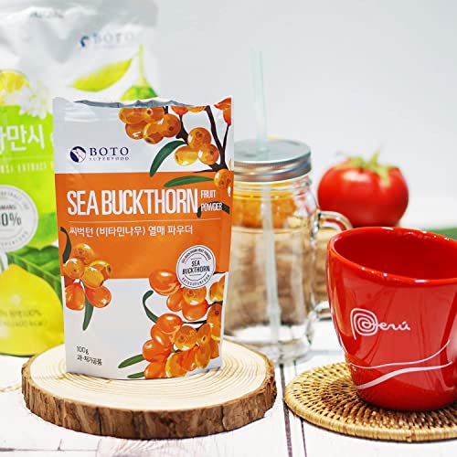 Raw vegan sea buckthorn powder benefits
