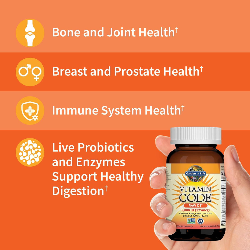 Raw vitamin D3 for immune support