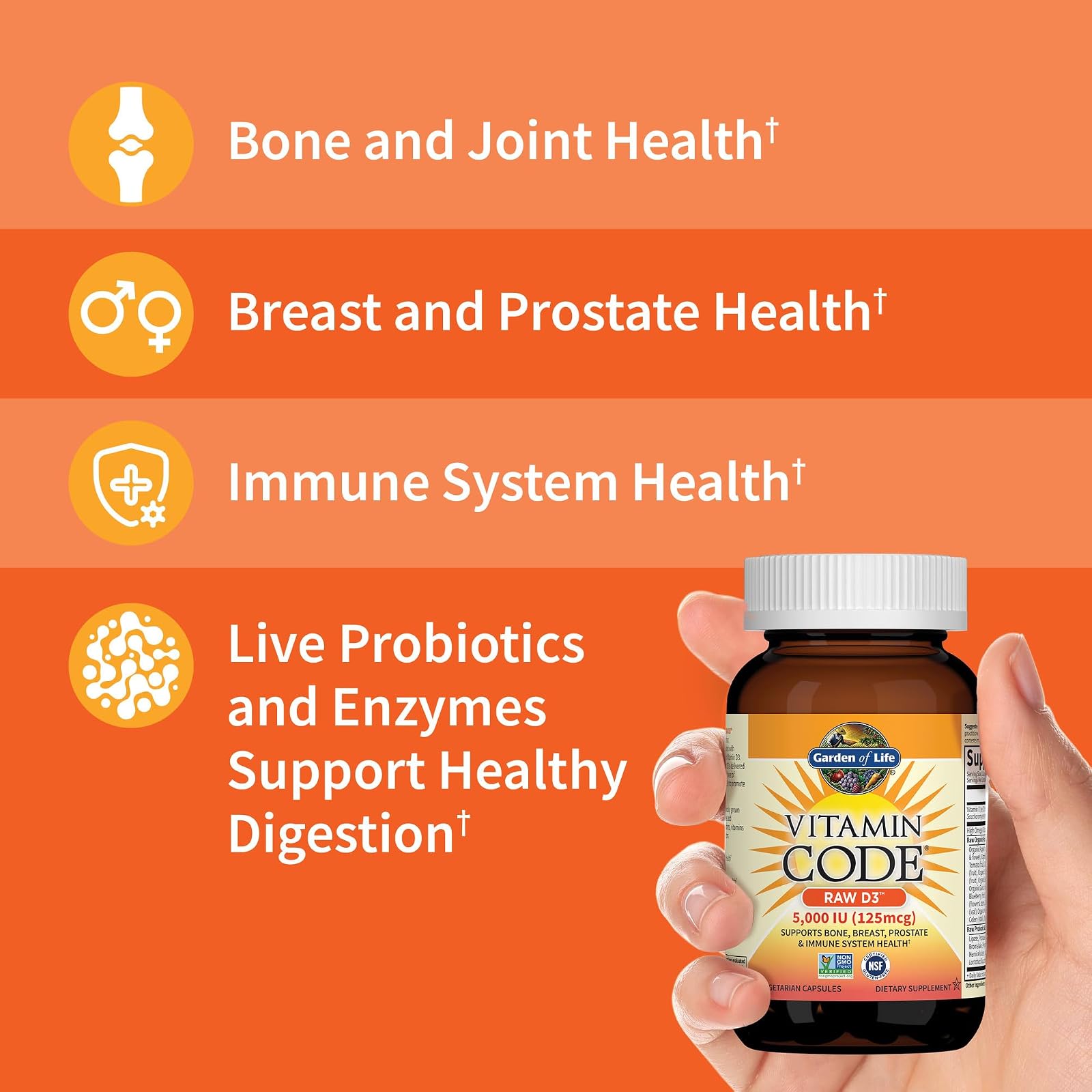 Raw vitamin D3 for immune support