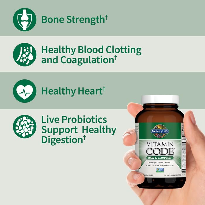 raw vitamin K1 and K2 benefits