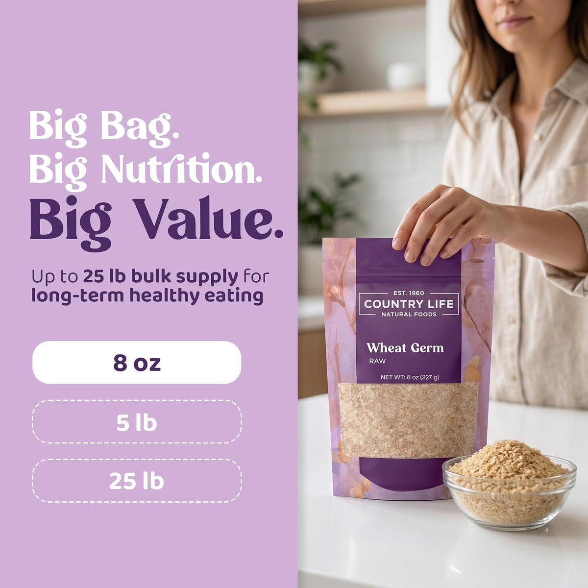 raw wheat germ for baking recipes