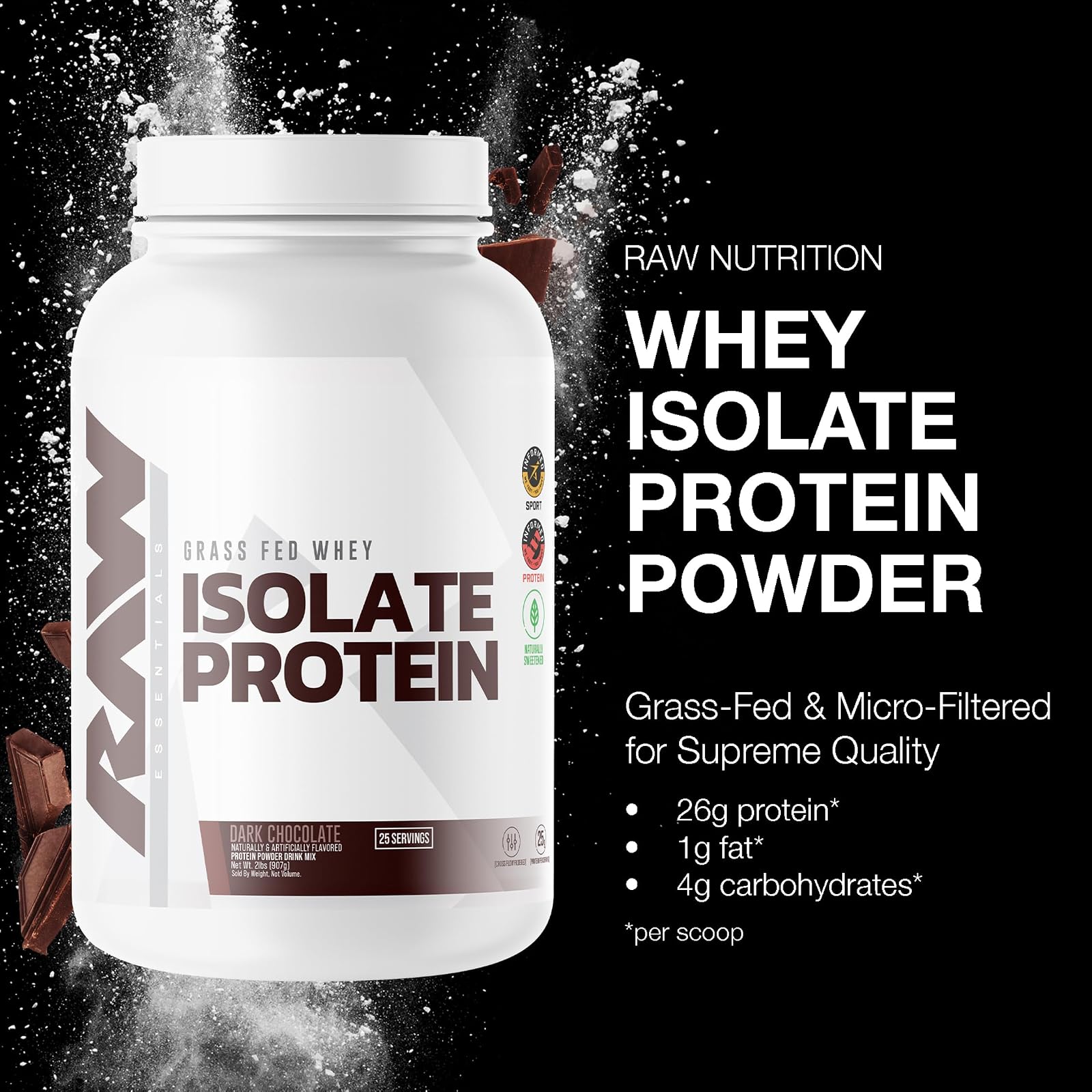 RAW Whey Isolate protein benefits