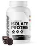 RAW whey isolate protein powder cookies n cream