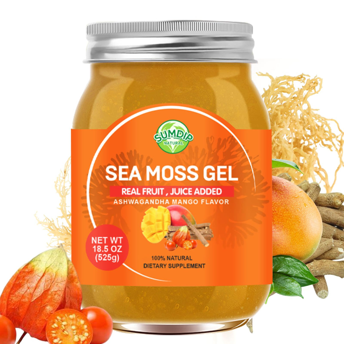 raw wildcrafted sea moss gel