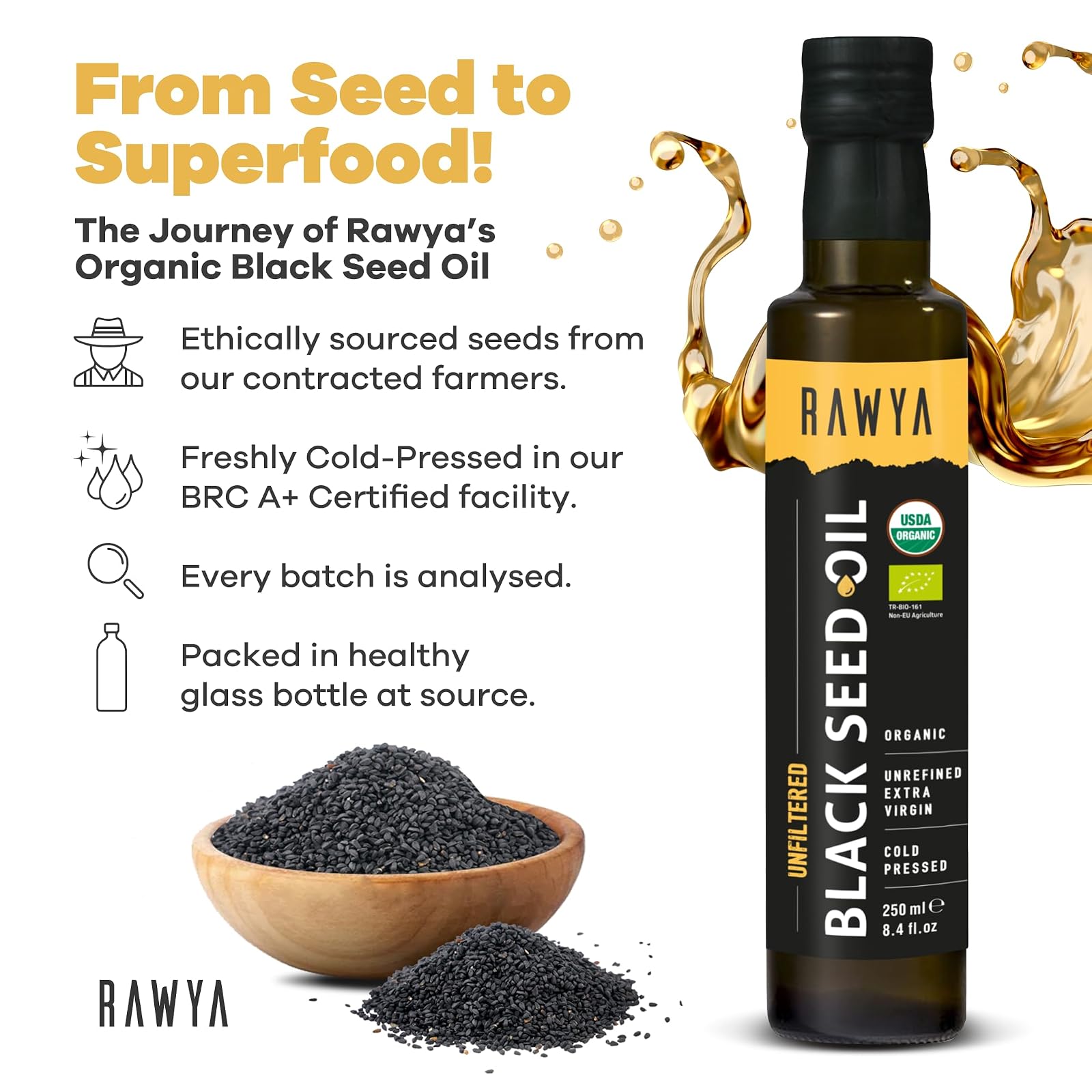 RAWYA black seed oil for health