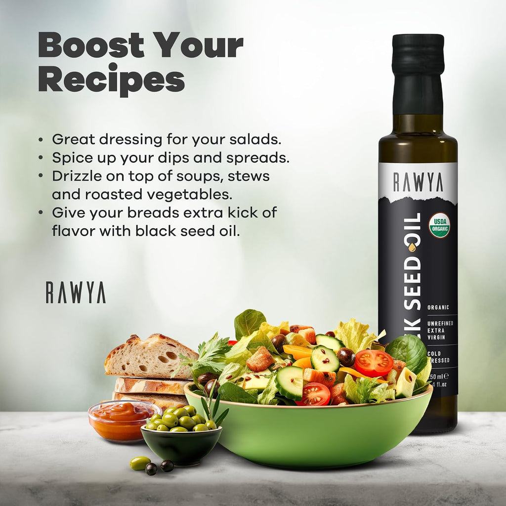 RAWYA black seed oil skin care