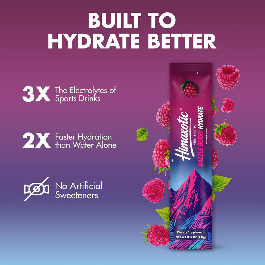 Razzleberry flavour sports electrolyte drink