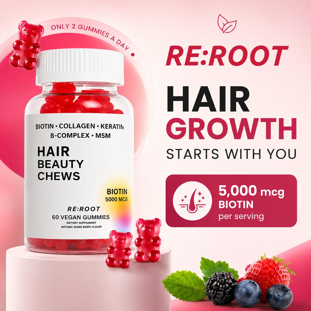 RE:ROOT hair growth supplement