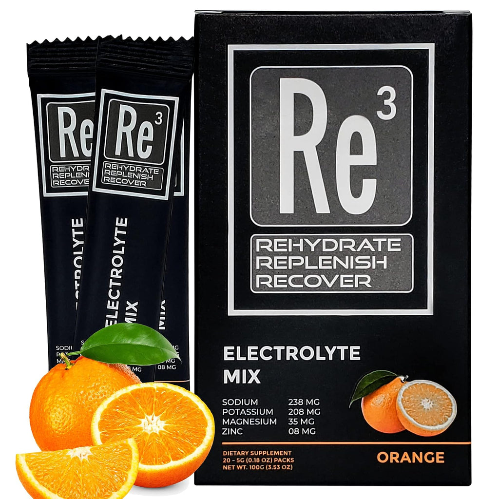 Re3 electrolyte powder for hydration