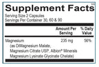Reacted Magnesium for muscle relaxation