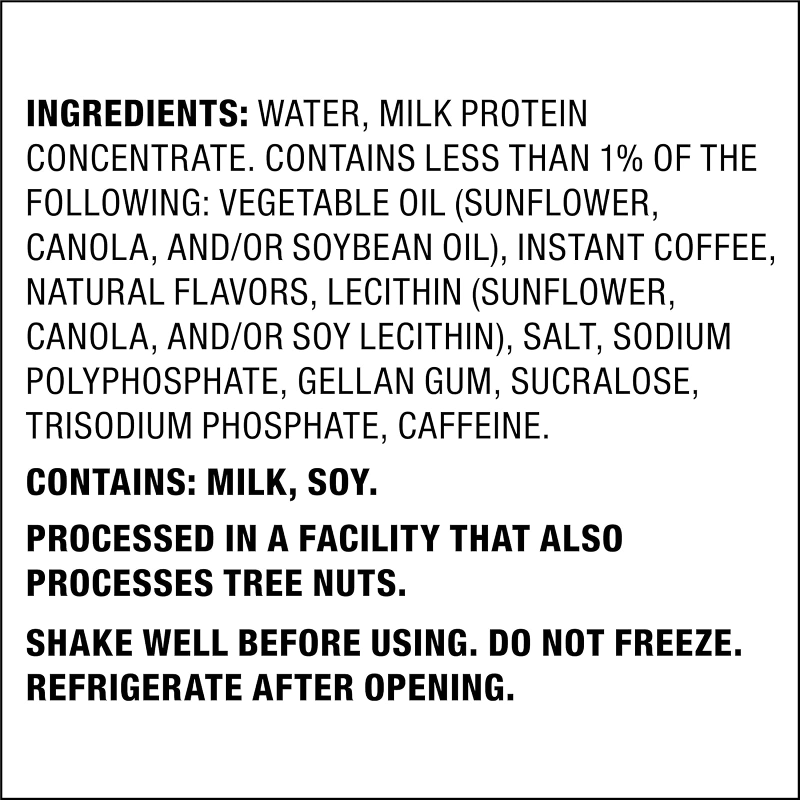 ready to drink plant protein source