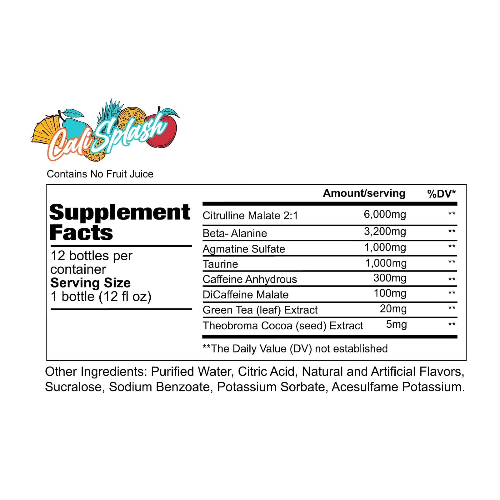 ready to drink pre-workout formula