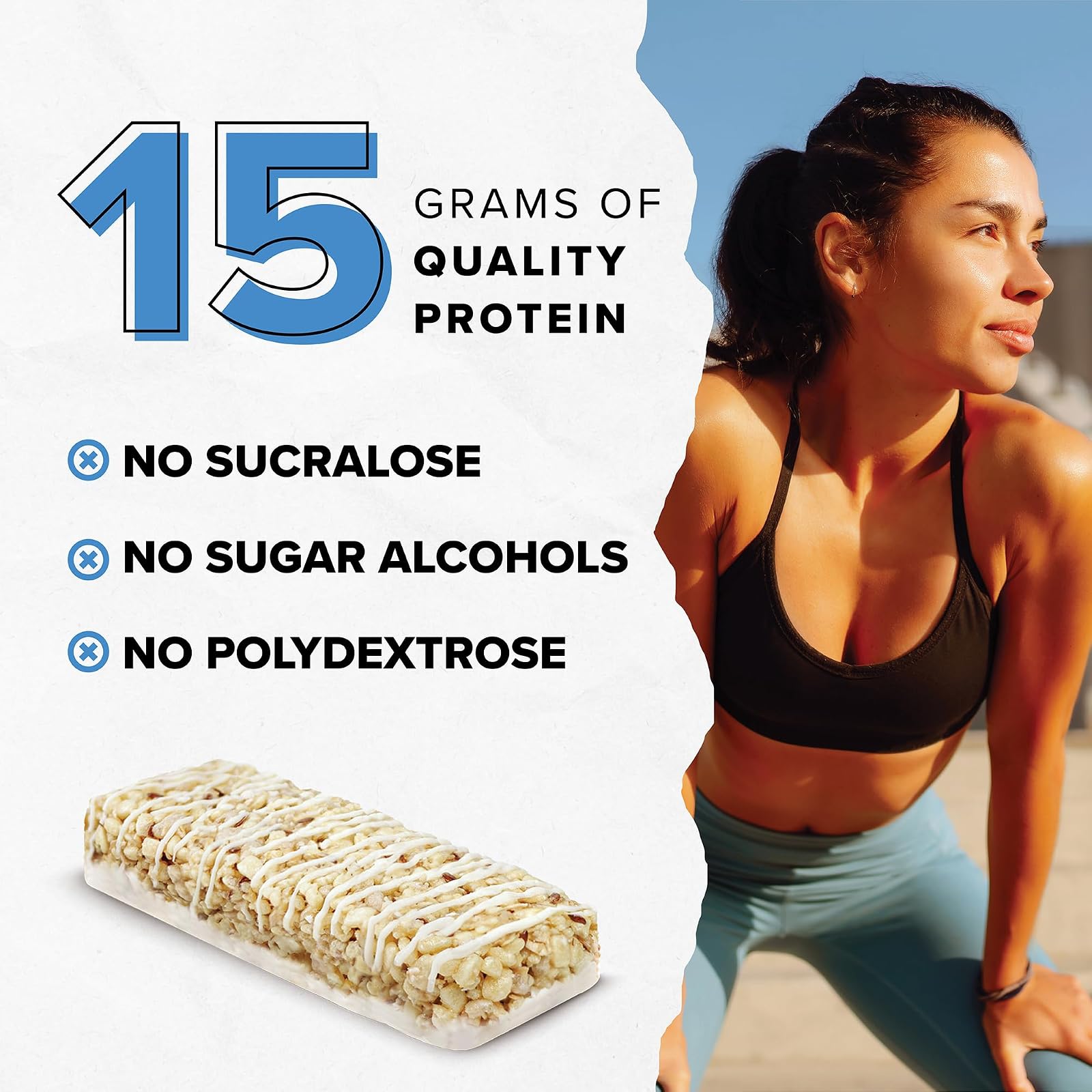 ready whey protein bars 15g