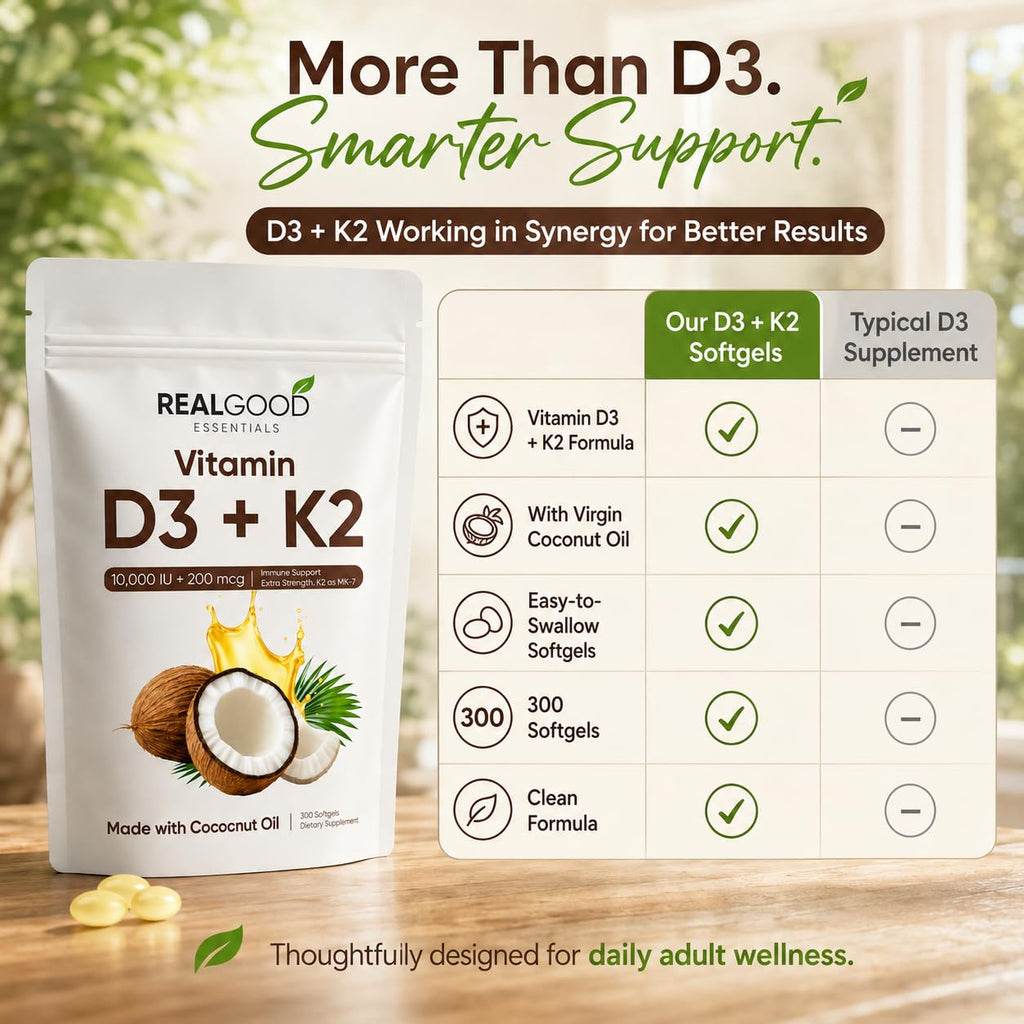 Real Good Essentials softgels for energy
