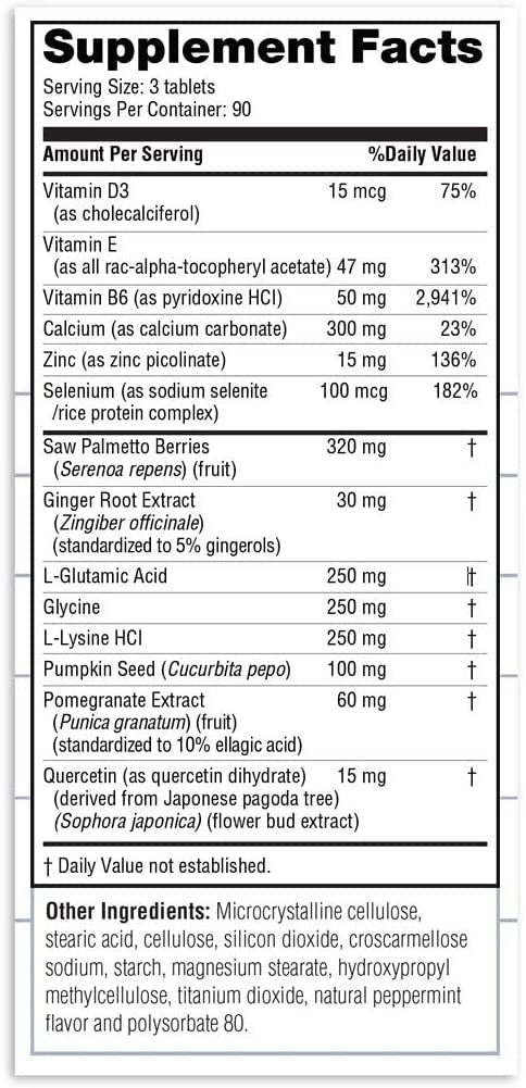 Real Health Prostate tablets for vitality