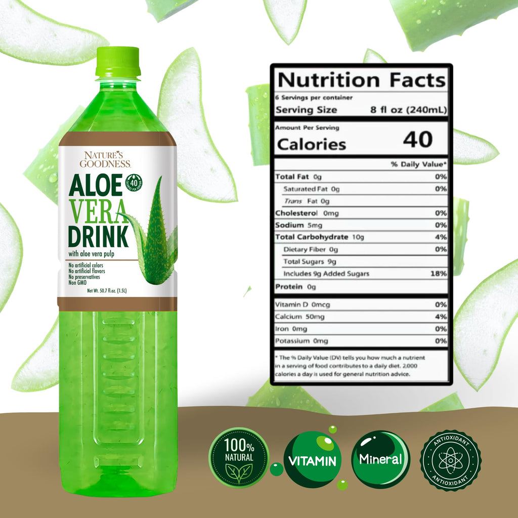 real juice aloe vera beverage