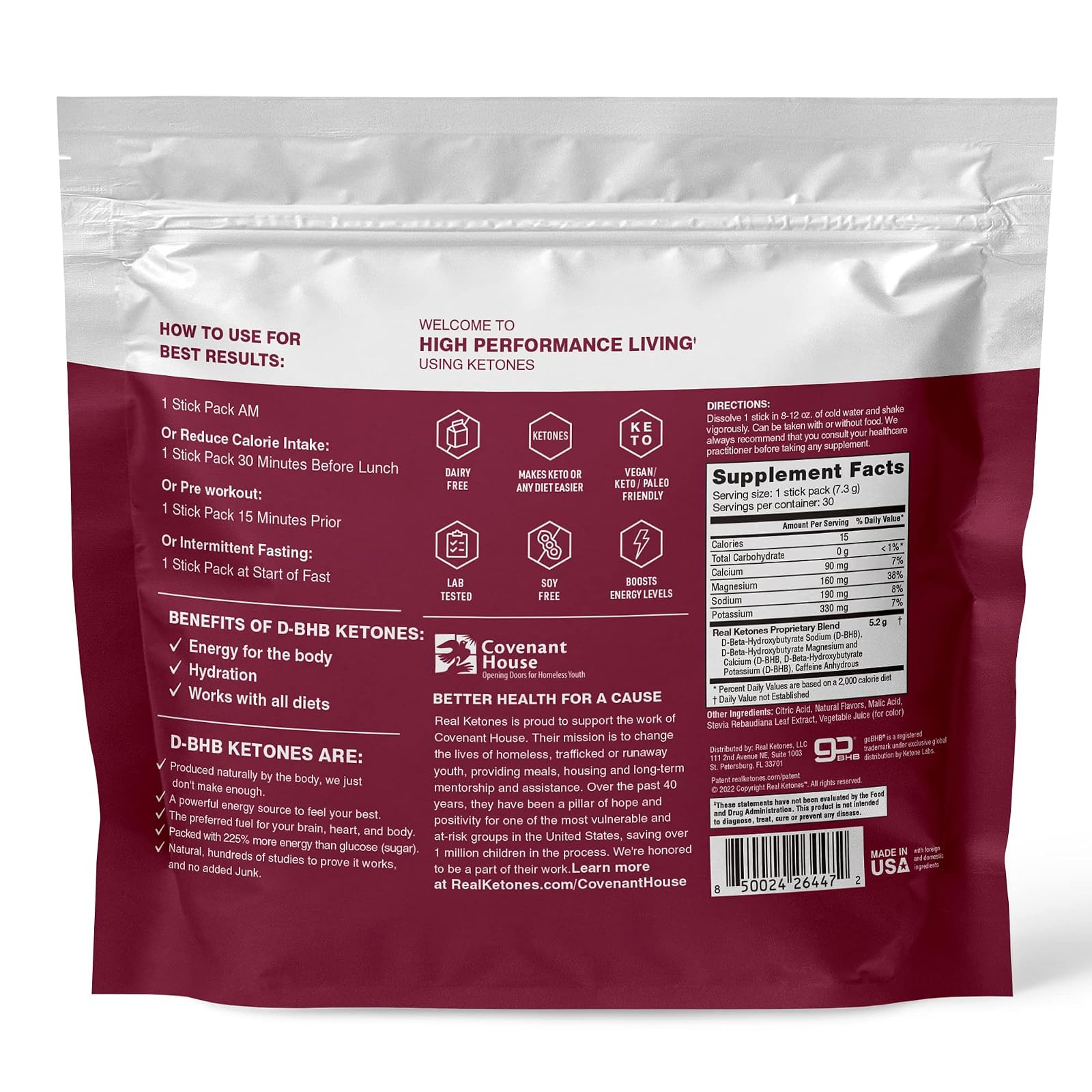 Real Ketones hydration solution for workouts