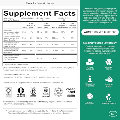 real lemon fruit hydration supplement
