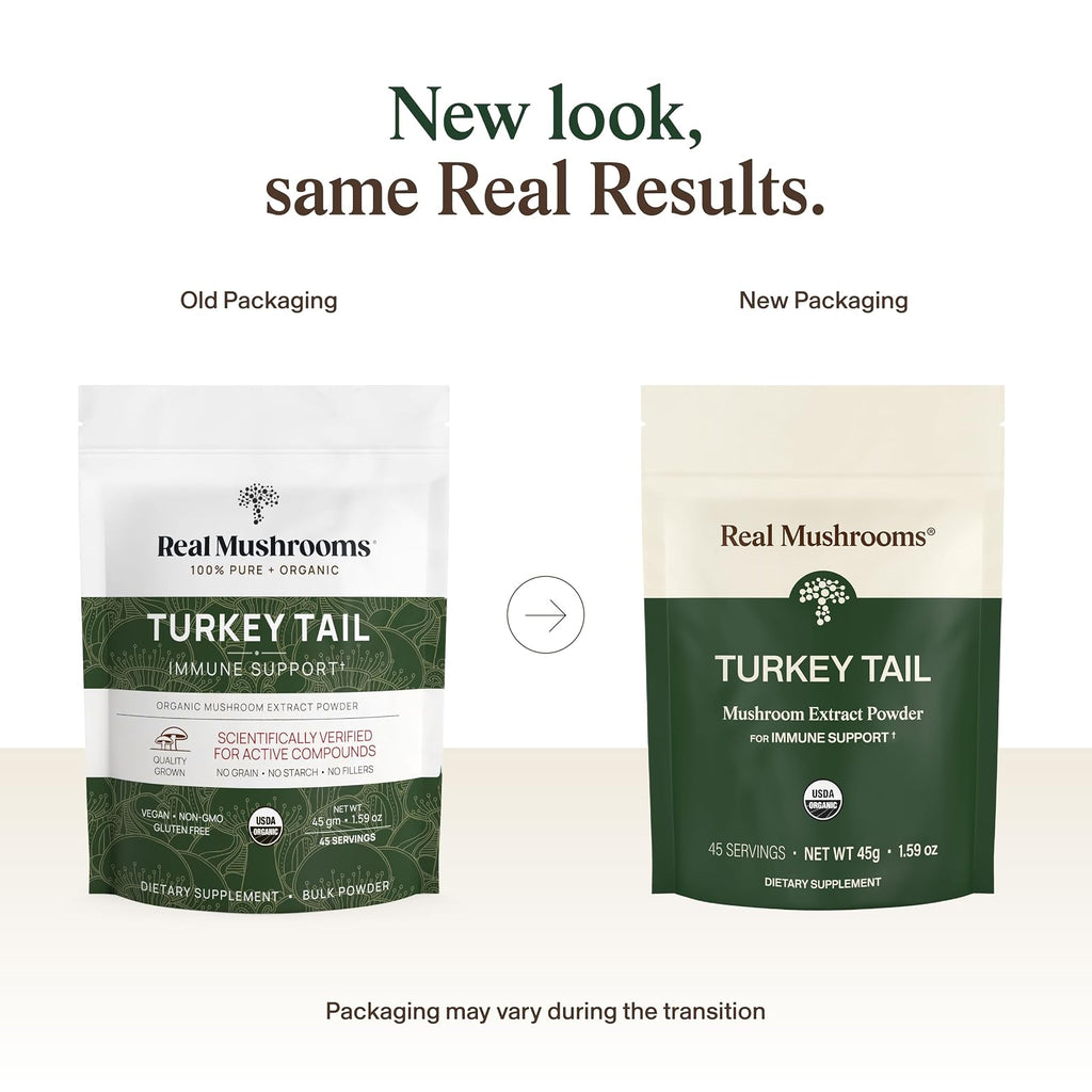 real mushrooms turkey tail supplement